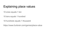 Understand place value | PPTX