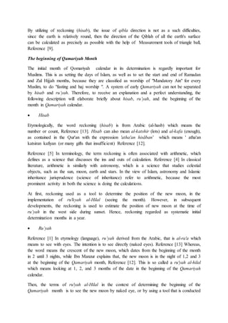 Hisab and ru'yah | PDF