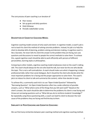 Coaching Model Essay | PDF | Soccer | Sports