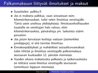 Yhdistyksen kirjanpito | PDF