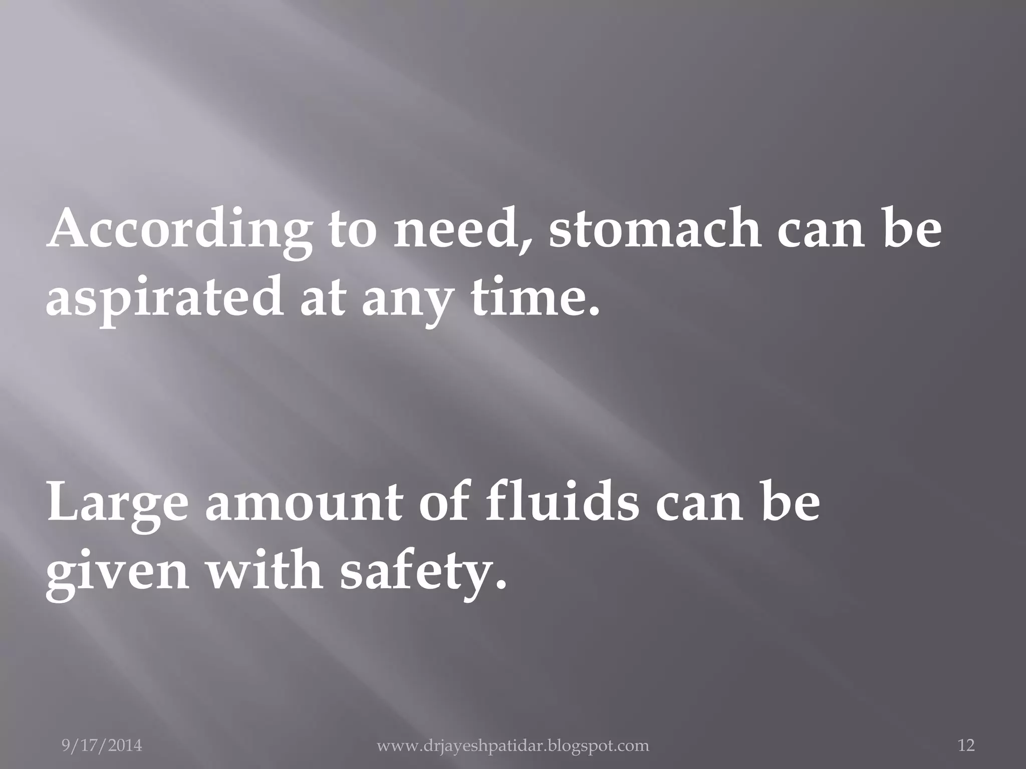 Nasogastric feeding or gavage feeding | PDF