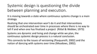 Sevaldson What is Systemic Design | PDF