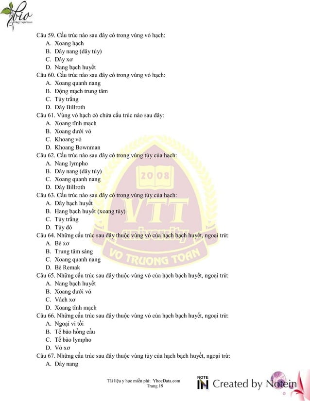 YHocData.com-bộ-câu-hỏi-mô-phôi.pdf đầy đủ | PDF