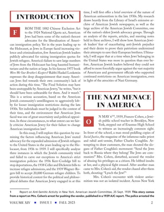 Jewish Efforts to Influence American Immigration Policy in the Years ...