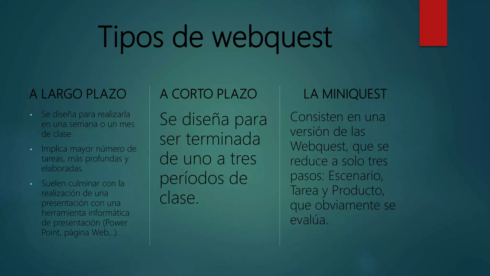La webquest | PPTX
