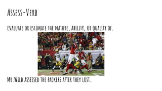 Packers stink vocab | PPT