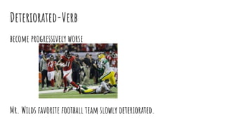 Packers stink vocab | PPT