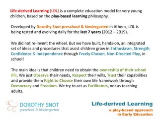 Life-derived learning: a play-based approach in Early education | PPTX ...