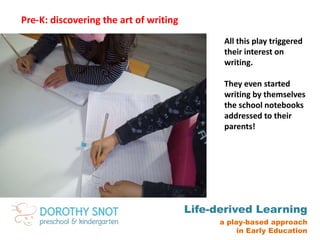 Life-derived learning: a play-based approach in Early education | PPTX ...