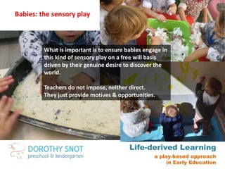 Life-derived learning: a play-based approach in Early education | PPTX ...