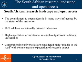 Open Access: an institutional imperative | PPTX