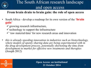 Open Access: an institutional imperative | PPTX