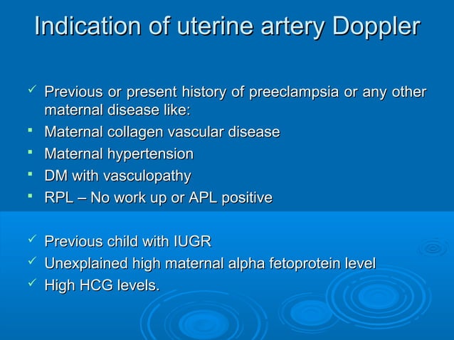 Antenatal doppler | PPSX