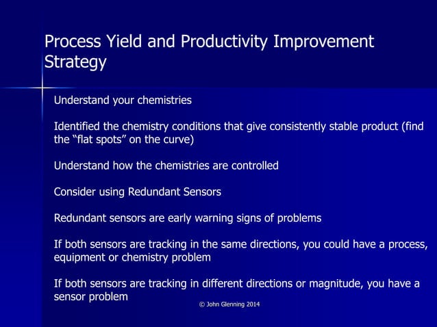 Yield and productivity improvements | PPTX