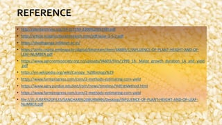 Yield contributing character of maize | PPTX