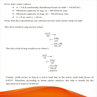 Yield line theory | PDF