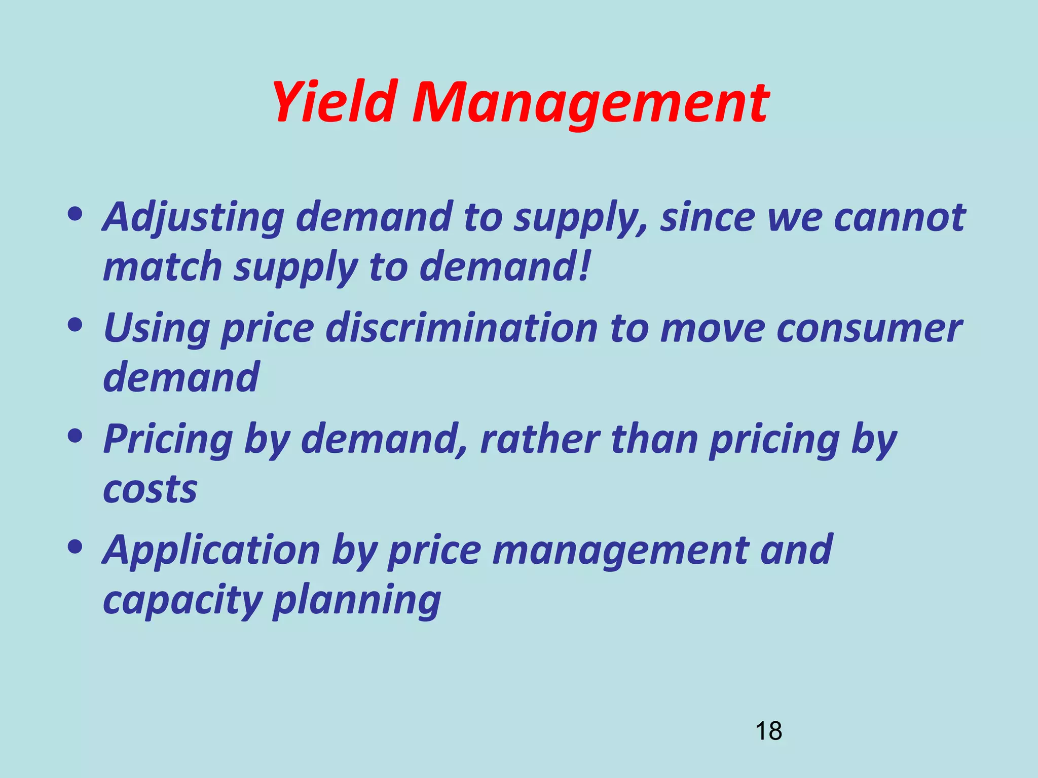 Yield management | PPT