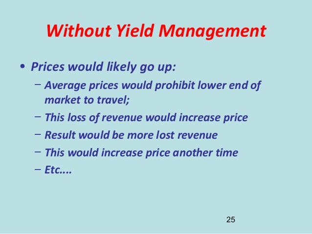Yield management