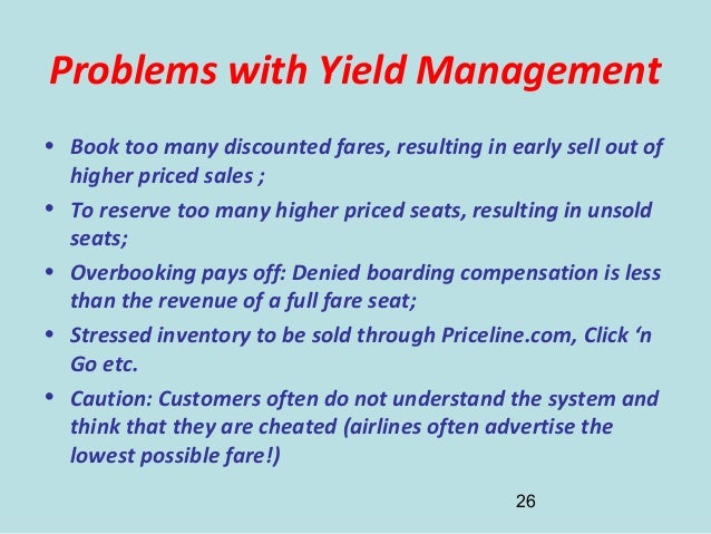 Yield management
