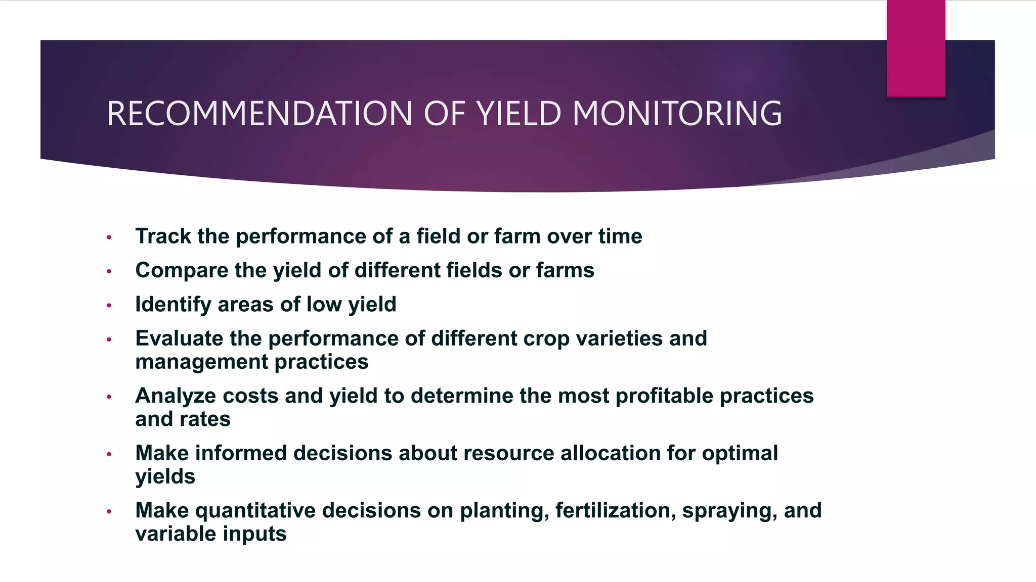 YIELD MONITORING.pptx