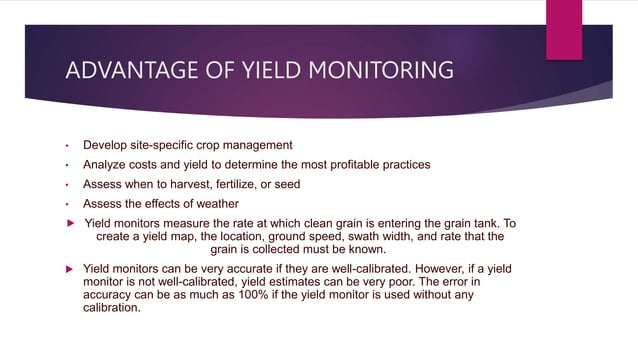 YIELD MONITORING.pptx