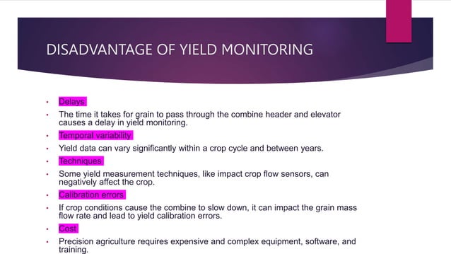 YIELD MONITORING.pptx