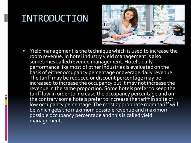Yield Revenue Management | PPT