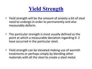 Yield strength | PPT