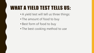 Yield test | PPTX
