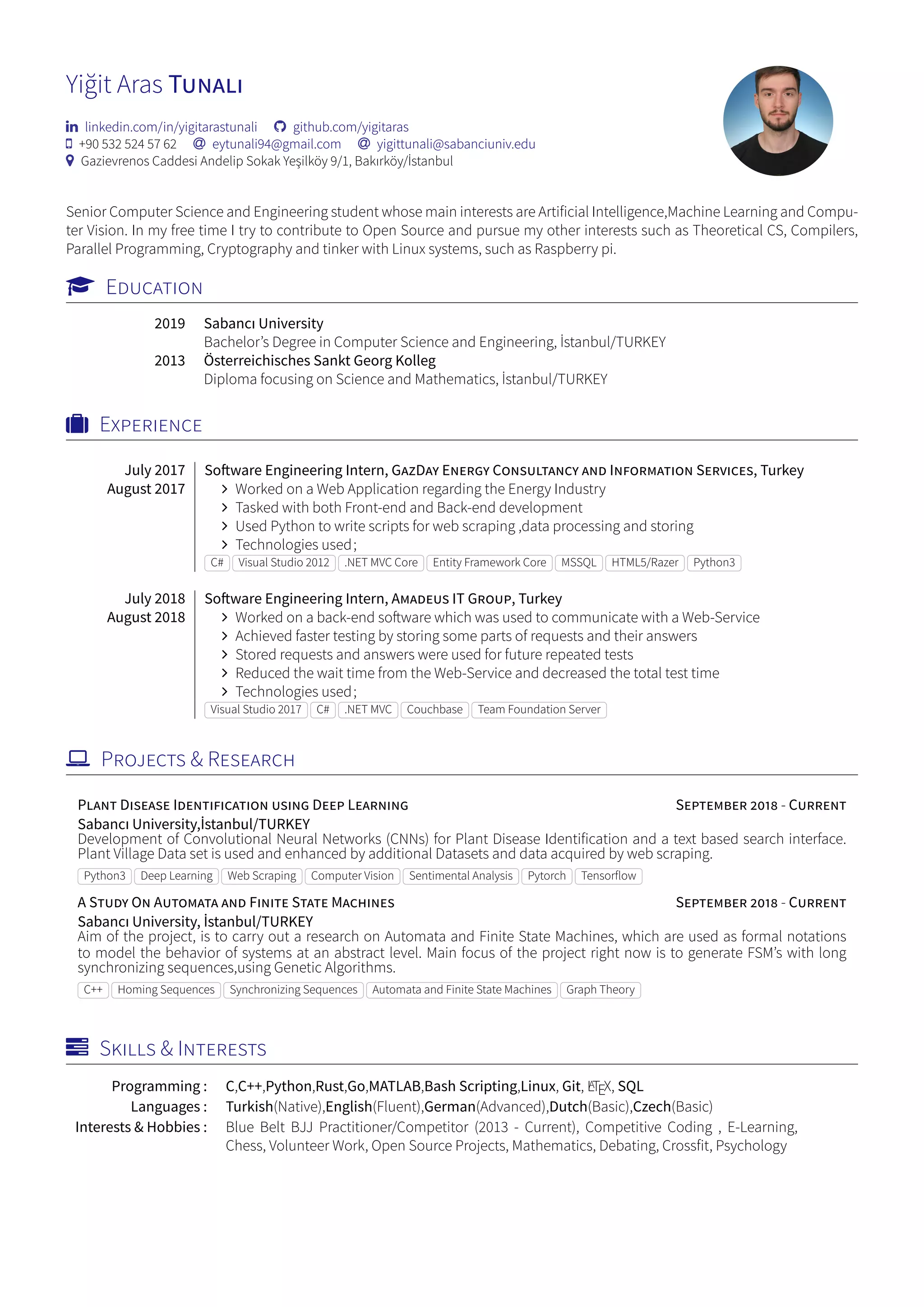 Current Resume | PDF