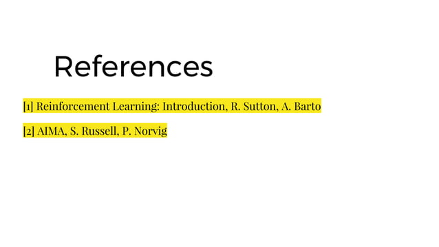 Reinforcement Learning | PPT