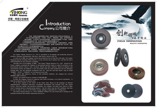 Yihong abrasives catalogue | PDF