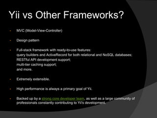 Yii2 by Peter Jack Kambey | PPTX