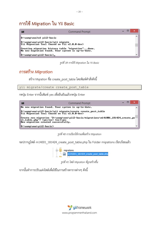 หนังสือ Yii framework 2 Web Application Basic ฉบับพื้นฐาน | PDF