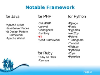 1ST TECH TALK: "Yii : The MVC framework" by Benedicto B. Balilo Jr. | PPT | Web Development ...