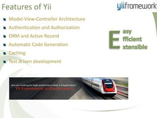 Yii framework | PPT