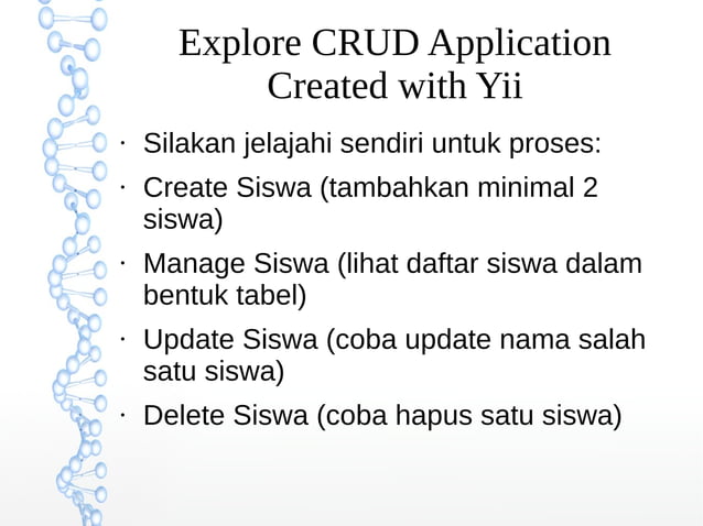 Membuat Aplikasi Kesiswaan Menggunakan Yii Framework - Bagian 1 | ODP