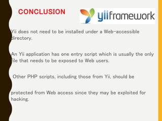 Yii framework | PPT