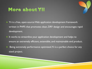 Yii vs codeigneiter | PPT