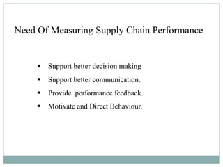 Supply Chain Performance | PPTX