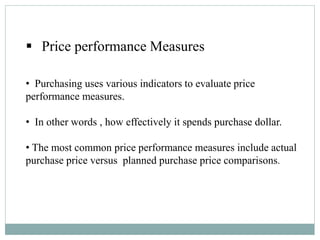 Supply Chain Performance | PPTX