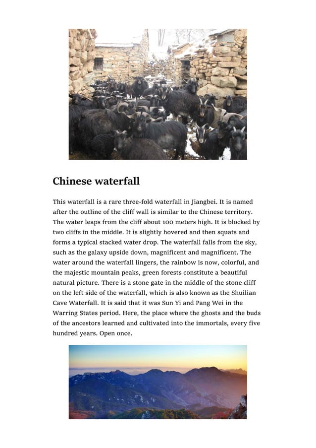 Yimeng mountain range | PDF | Parks | Attractions