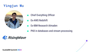 Cost-Efficient Stream Processing with RisingWave and ScyllaDB | PPTX | Databases | Computer ...