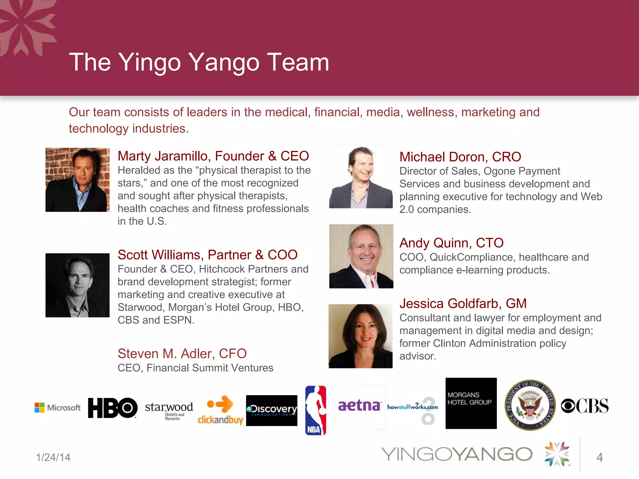 Yingo yango presentation (january 2014) | PPT