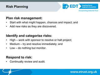 EDT Project Management Workshop | PPT