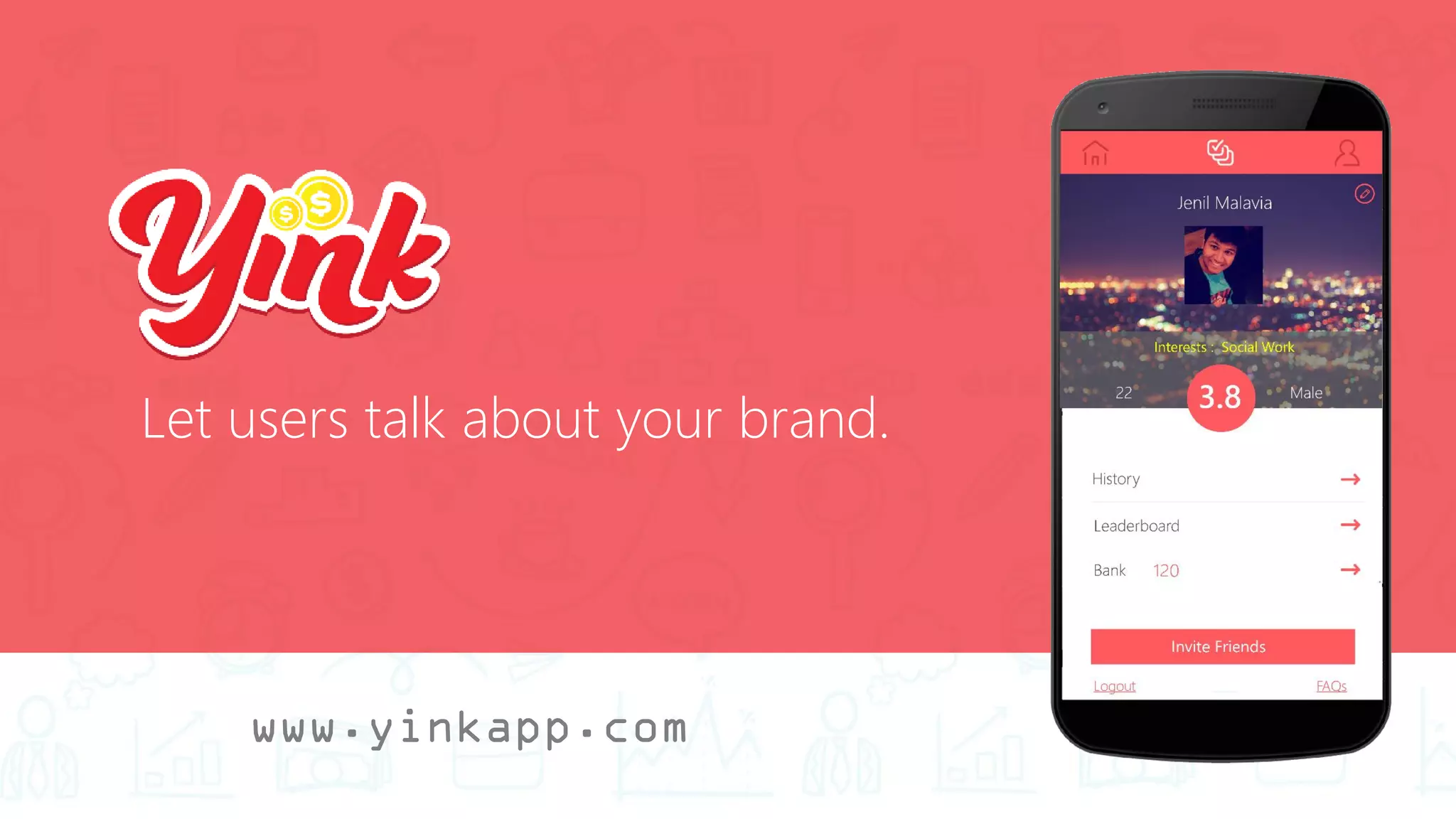 Yink: Crowdsourcing community for UGC and Social | PPT