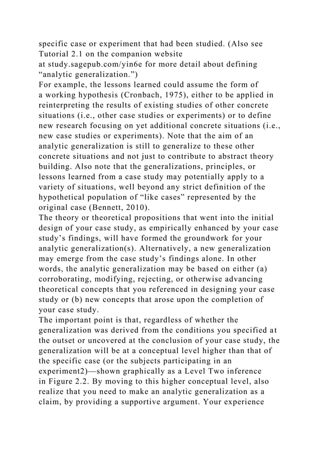 Yin, R. K. (2018). Case study research and applications Design an.docx