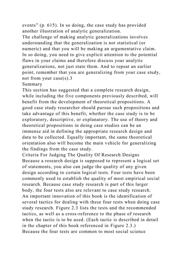 Yin, R. K. (2018). Case study research and applications Design an.docx