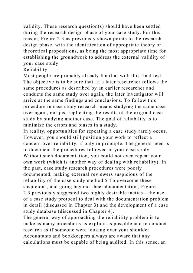 Yin, R. K. (2018). Case study research and applications Design an.docx