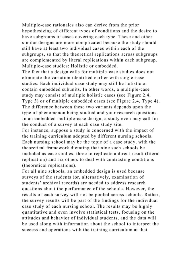 Yin, R. K. (2018). Case study research and applications Design an.docx